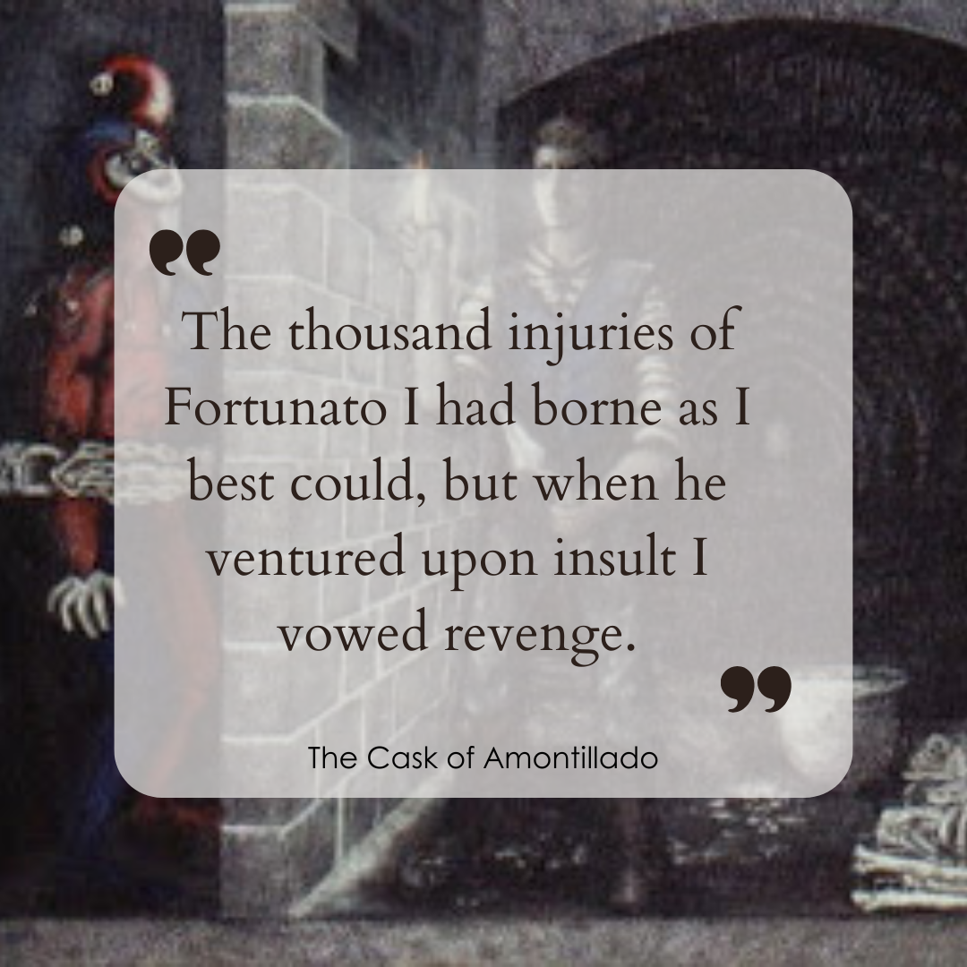 How The Cask of Amontillado Inspired My Love for Literature – Caroline ...